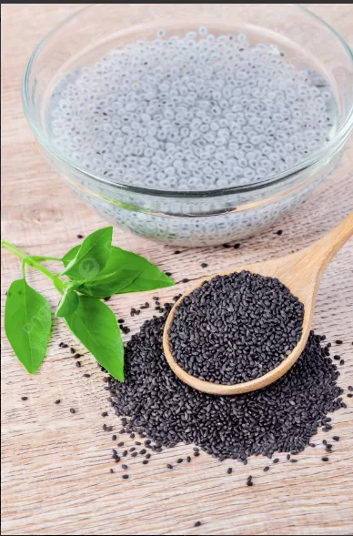 Basil Seeds Natural - 500 Grams - OM MASALA